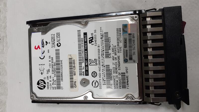 HP 300GB 15000rpm 2.5吋 SAS硬碟 EH0300FBQDD | 露天市集 | 全台最大的網路購物市集