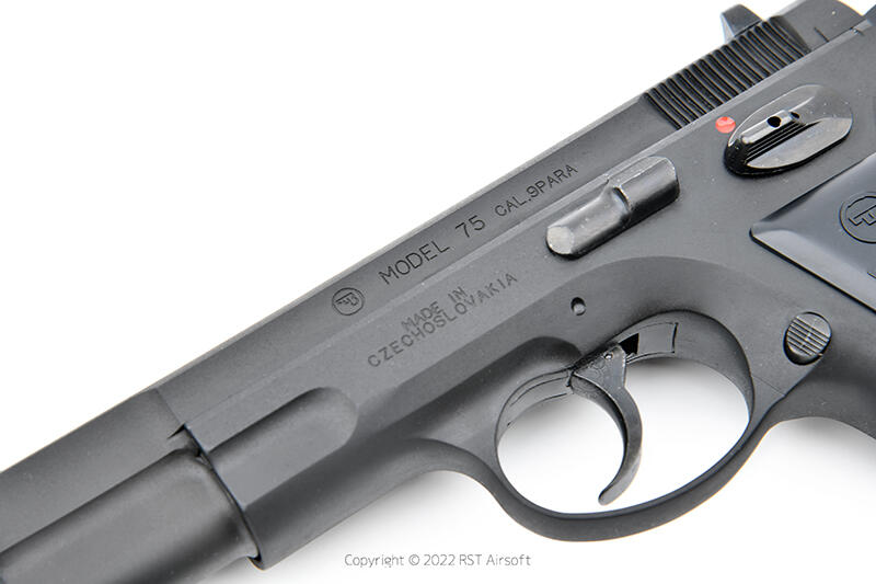 RST紅星- MARUSHIN/ASG CZ75 拋殼式 授權刻字 瓦斯手槍 高比重黑色 24WPG-CZ75-BKHV | 露天市集 | 全 ...