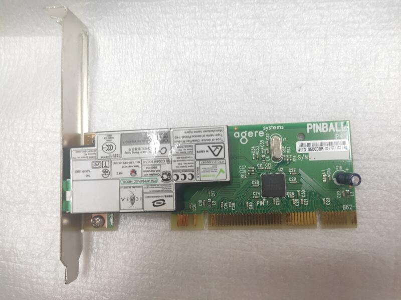 【電腦零件補給站】美商傑爾系統 Agere Systems Pinball P40 56K Modem PCI 數據卡 | 露天市集 | 全台 ...