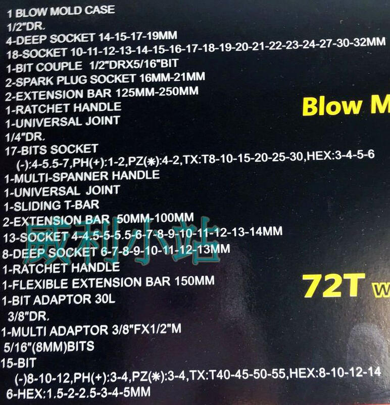 【威利小站】大廠牌- ALSTRONG 4098N (舊款4098G) 98件組 套筒組,規格齊備,汽車業界必備~ | 露天市集 | 全台最大的網路購物市集