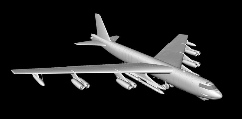 現貨！搜模閣 1/72 現代美國空軍 B-52G 同溫層堡壘轟炸機 更新版（UA72212) | 露天市集 | 全台最大的網路購物市集