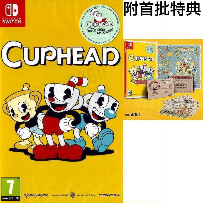【全新未拆】任天堂 SWITCH NS 茶杯頭 橫向卷軸 動作 射擊遊戲 CUPHEAD 簡體中文版 內附特典 台中 | 露天市集 | 全台最 ...
