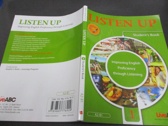 LISTEN UP 1 Student's Book 附1CD+1序號卡9789865776909 少量劃記 八成新 | 露天市集 | 全台最 ...