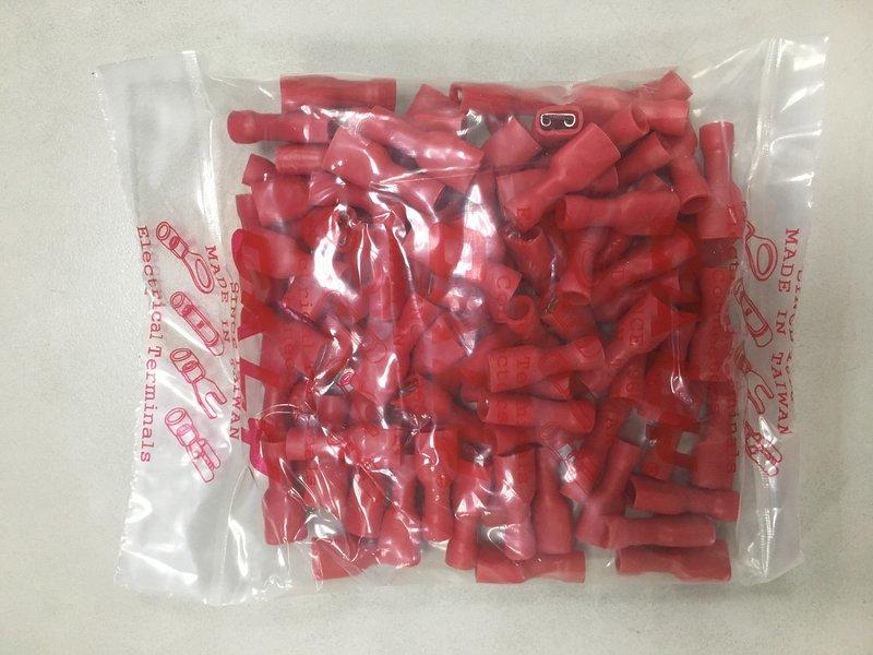 佳力牌 CALY 絕緣公母插 PV1.25-5A (母）（ 1包100入） | 露天市集 | 全台最大的網路購物市集