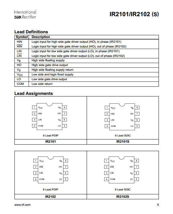 【洋將】全新原裝 IR2101S IR2101 2101 正品電橋驅動器IC SOP-8 $J | 露天市集 | 全台最大的網路購物市集