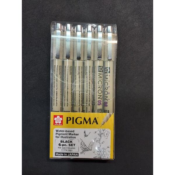 SAKURA 櫻花 XSDK-6A 6入代針筆組 (6支 : 0.03~0.8MM)~彩繪書寫的好幫手~ | 露天市集 | 全台最大的網路購物市集