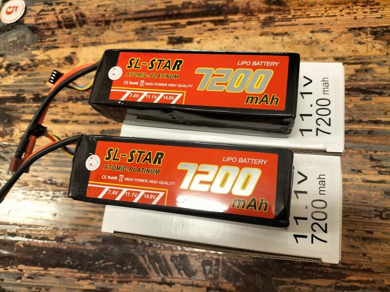 SL-STAR 11.1V 50C 7200mah LI-PO 電池(軟殼)*2 | 露天市集 | 全台最大的網路購物市集