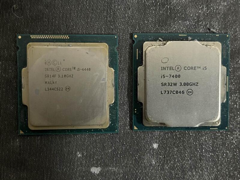 (CPU2威)Intel Core i5-4440+i5-7400(四核心)(LGA 1150及1151) | 露天市集 | 全台最大的網路購物市集