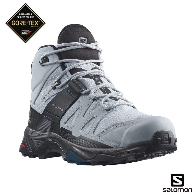├登山樂┤法國 Salomon 女 X ULTRA 4 Goretex 中筒登山鞋 寬楦 深礦灰/黑/藍 L41687 | 露天市集 | 全台 ...