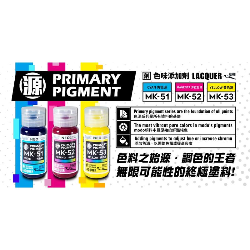 (Pandainn) 預購 modo 摩多 MK51 MK52 MK53 三原色 模型漆 模型用 | 露天市集 | 全台最大的網路購物市集