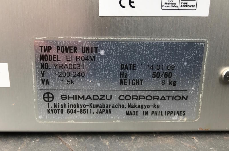 日本SHIMADZU EI-R04M渦輪分子幫浦控制器/電源供應器/Turbomolecular Pump | 露天市集 | 全台最大的網路購物市集