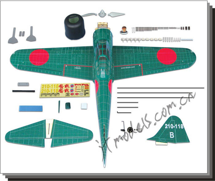 MUKAS 》零戰 ZERO FIGHTER EP 1米輕木飛機(空機)E216(缺貨) | 露天市集 | 全台最大的網路購物市集