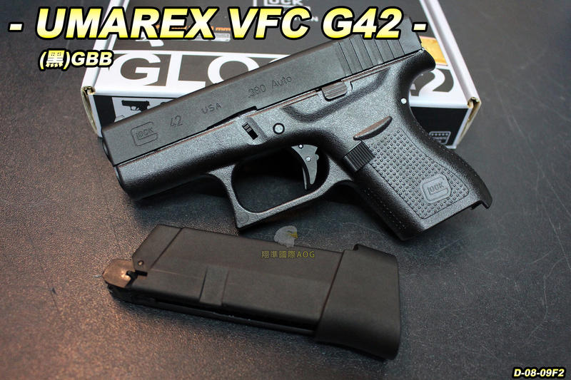 【翔準AOG】免運UMAREX VFC GLOCK G42(黑)GBB 手槍 瓦斯 小槍 生存遊戲 D-08-09F2 | 露天市集 | 全台 ...