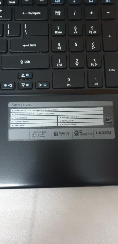 Acer Aspire E1-570G i7-3517U 故障機 零件機 殺肉機 | 露天市集 | 全台最大的網路購物市集