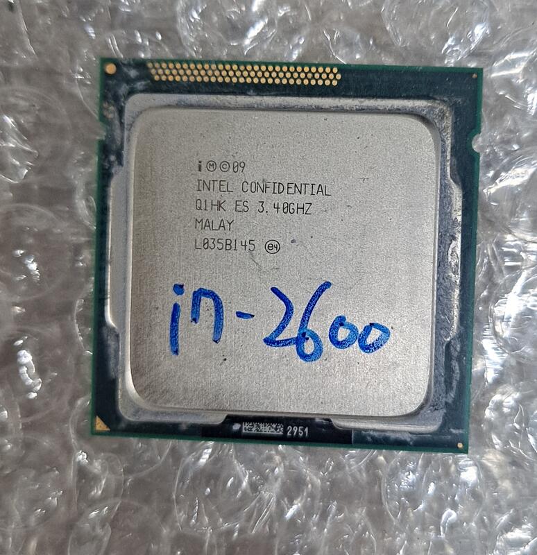 Intel Core i7-2600 CPU 工程版 @自取保固3天 | 露天市集 | 全台最大的網路購物市集