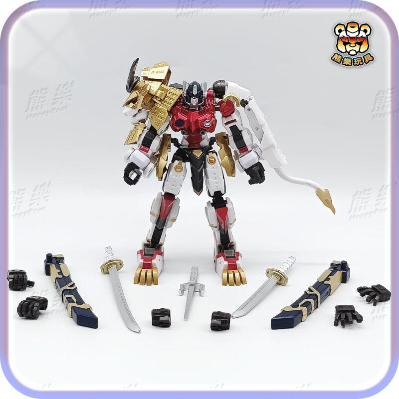 🐻熊樂🐻現貨or預購🍀 CD-01 武裝白獅 鐵輝光武者鎧 獅子丸 KO鐵工廠 EX-45 | 露天市集 | 全台最大的網路購物市集