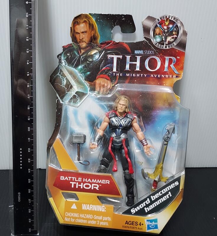 復仇者聯盟 終局之戰 Marvel 3.75吋：雷神索爾 BATTLE HAMMER THOR 黑暗世界 | 露天市集 | 全台最大的網路購物市集