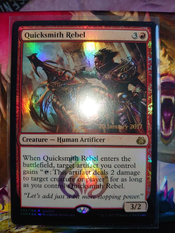 魔法風雲會 乙太之亂 (AER) Foil Quicksmith Rebel 迅匠反抗軍 (英文)(售現異畫閃) | 露天市集 | 全台最大的 ...