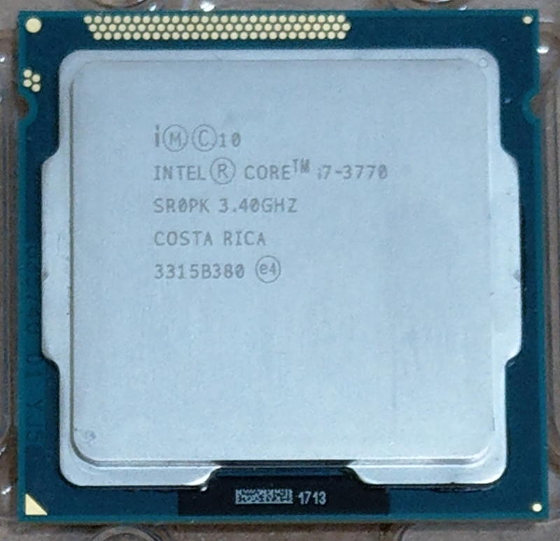 Intel core 二代/三代 i7-3770 CPU (1155) 附風扇 | 露天市集 | 全台最大的網路購物市集