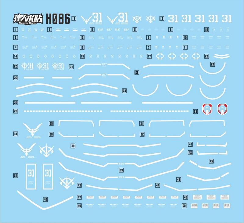 【Max模型小站】達人 (H086/087/088) HG GTO原型古夫沙漠PB試作 1/144 螢光水貼 | 露天市集 | 全台最大的網路購物市集