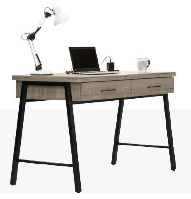 【DH】商品貨號VC702-5商品名稱《艾倫》3.7尺書桌(圖一)台灣製.附110伏特插座.主要地區免運費 | 露天市集 | 全台最大的網路購物市集