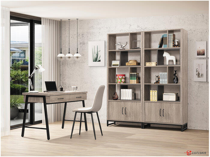 【DH】商品貨號VC702-5商品名稱《艾倫》3.7尺書桌(圖一)台灣製.附110伏特插座.主要地區免運費 | 露天市集 | 全台最大的網路購物市集