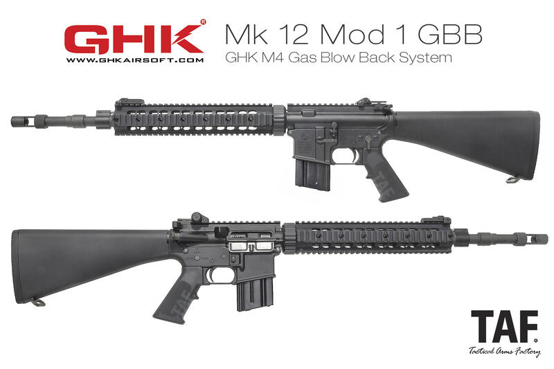 【TAF 售完】GHK鍛造 MK12 MOD1 GBB (鍛造CNC槍身/Colt授權) | 露天市集 | 全台最大的網路購物市集