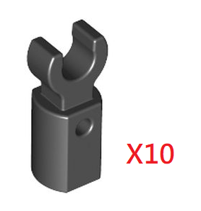 【磚樂】10個一組 LEGO樂高 11090 6015891 6315887 Bar Holder Clip黑色套筒附夾 | 露天市集 | 全 ...