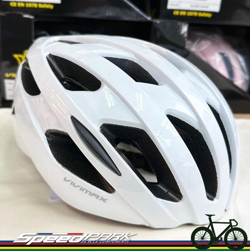 【速度公園】Vivimax BETA『珍珠白』自行車安全帽 M/L｜亮面 通風 散熱 輕量 白色 | 露天市集 | 全台最大的網路購物市集