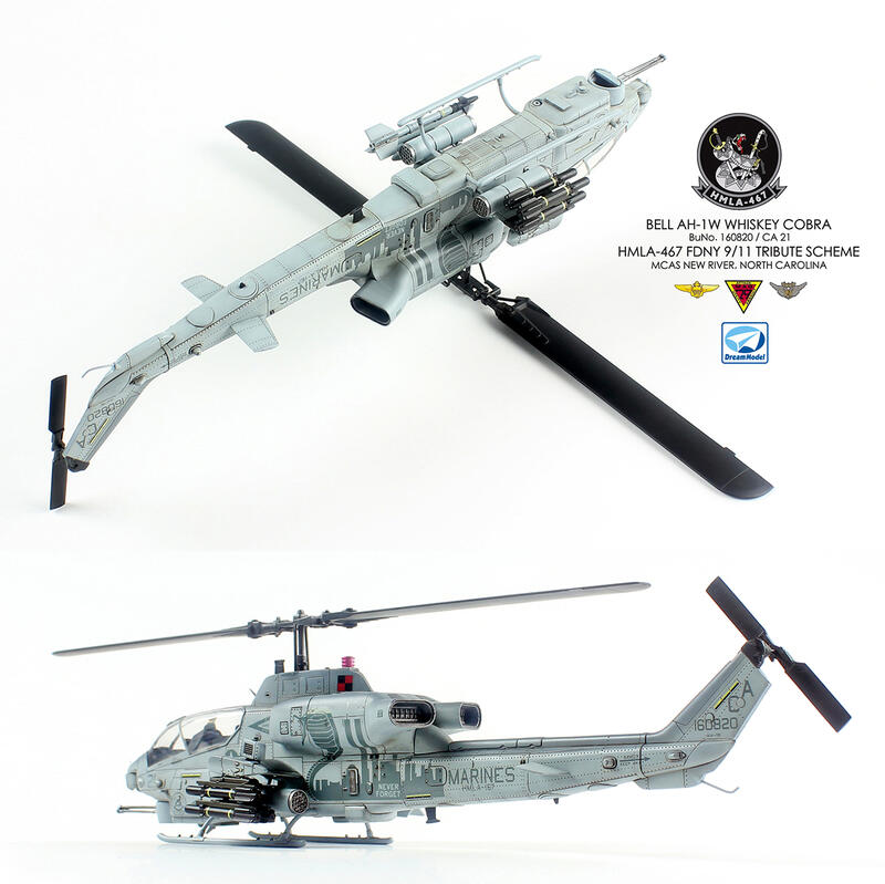㊣ 夢模型 1/72 AH-1W 超級眼鏡蛇攻擊直升機 Cobra Dream Model 模型 DM720017 | 露天市集 | 全台最大的網路購物市集