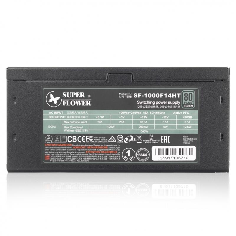 米特3C數位–SuperFlower 振華 LEADEX Titanium 鈦金 850W/1000W電源供應 | 露天市集 | 全台最大的 ...