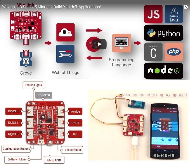 【微控制器科技】含稅附發票、 SEEED 原裝 WIO LINK WiFi 手機遠端遙控/監控、家庭自動化、物聯網 | 露天市集 | 全台最大的網路購物市集
