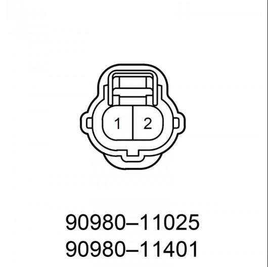 {KHS} 90980-11025/90980-11401 Toyota 或是 Lexus 進氣溫度插頭 090型 2孔 | 露天市集 | 全 ...