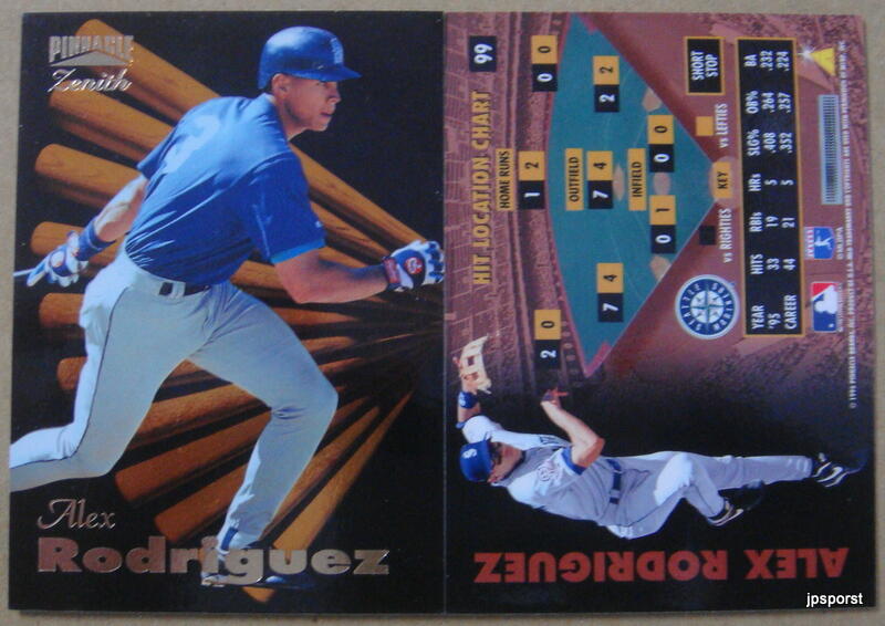Alex Rodriguez 1996 Pinnacle Zenith #99 | 露天市集 | 全台最大的網路購物市集
