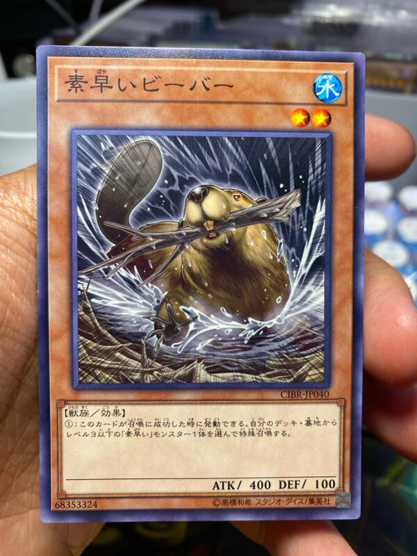 遊戲王 1002 CIBR-JP040 22TP-JP209 迅捷河狸 (普卡) | 露天市集 | 全台最大的網路購物市集
