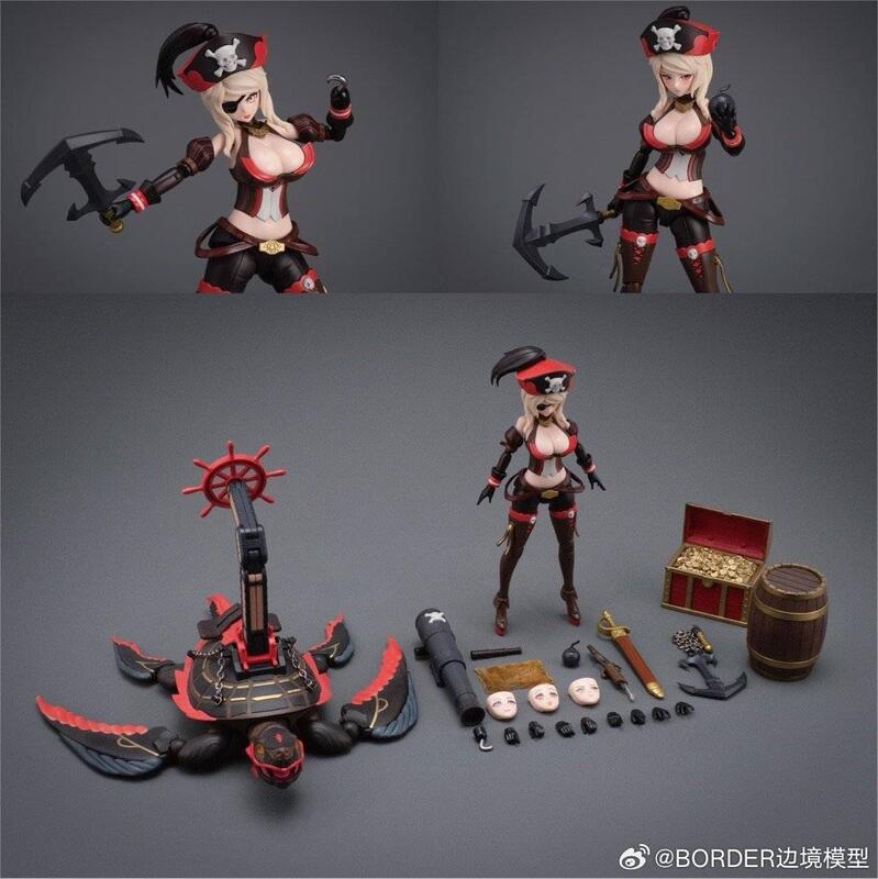【杯麵宅品】25年第四季預購 BORDER邊境模型 BA002 海盜安妮女王 組裝模型 | 露天市集 | 全台最大的網路購物市集