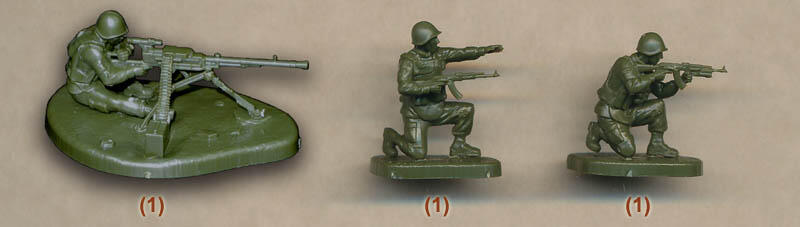 Zvezda 1/72 7411 蘇聯 12.7mm NSV UTES 重機槍 & 3士兵 | 露天市集 | 全台最大的網路購物市集