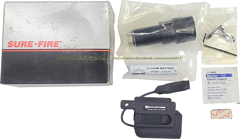 SUREFIRE 早期版 LASER PRODUCT 6V SURE FIRE 632R 槍燈組 P226 MK24 | 露天市集 | 全台最 ...