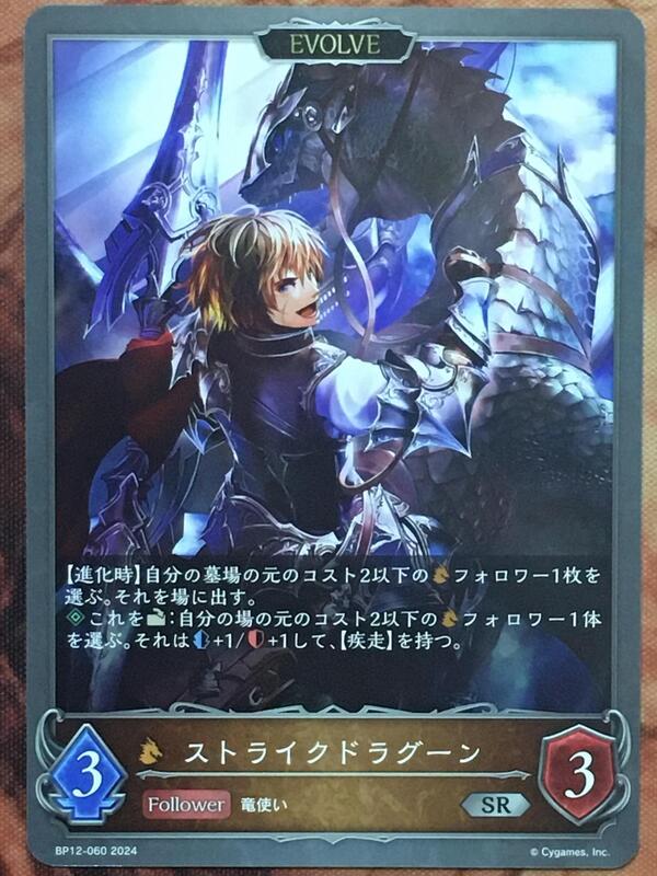 【阿布拉雜貨】闇影詩章 Shadowverse EVOLVE BP12-060 ストライクドラグーン SR - 現貨 | 露天市集 | 全台最大的網路購物市集