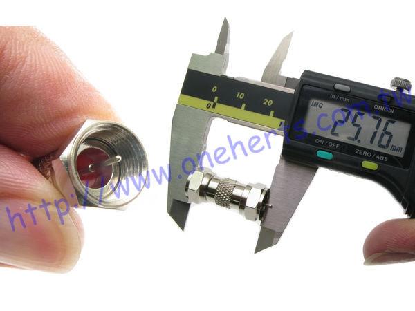 萬赫 F公雙接頭 F雙公接頭 5C2V 接頭 RG6 雙接頭 RF接頭 監視器 放大器連結 數位機上盒串接A | 露天市集 | 全台最大的網路購物市集