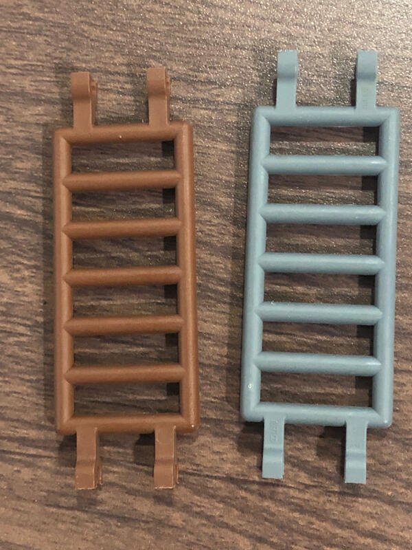 樂高 Lego 30095 紅棕色 深灰色 1x4x6 夾梯 樓梯 4夾雙邊柵欄 | 露天市集 | 全台最大的網路購物市集