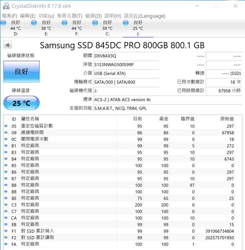 Samsung 845DC Pro 800GB SATA=850 | 露天市集 | 全台最大的網路購物市集