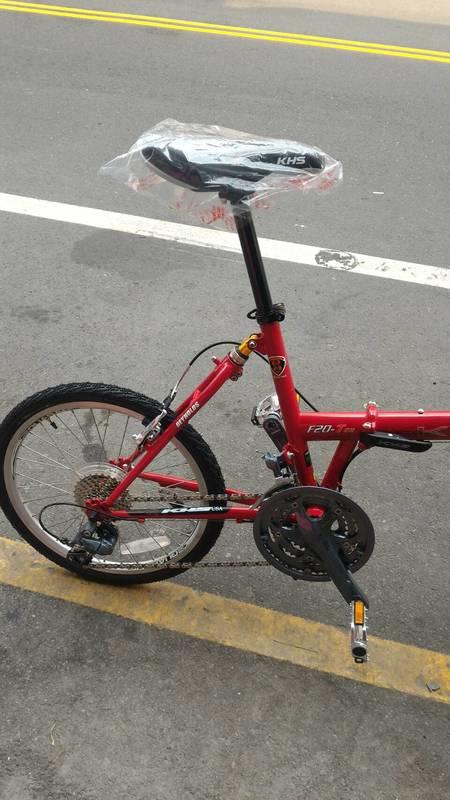 喬捷單車精品─KHS F20-T23 折疊車(紅色)24速 | 露天市集 | 全台最大的網路購物市集
