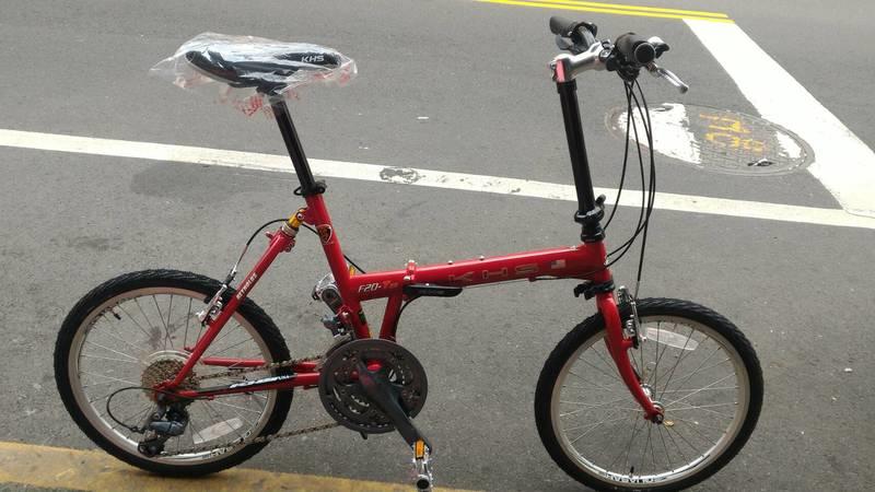 喬捷單車精品─KHS F20-T23 折疊車(紅色)24速 | 露天市集 | 全台最大的網路購物市集