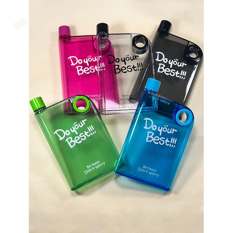 繽紛手提款 A5水壺 380ML／420ML 創意扁平水壺/水瓶/扁水壺/冷水壺/方便攜帶/不占空間/隨行瓶/帶把手 | 露天市集 | 全台最大的網路購物市集