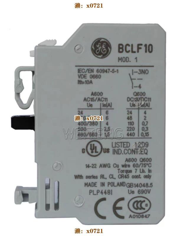 GE 通用 BCLF10 輔助觸頭 1NO 常開觸點 接觸器頂裝 104700直流【可開發票】 | 露天市集 | 全台最大的網路購物市集