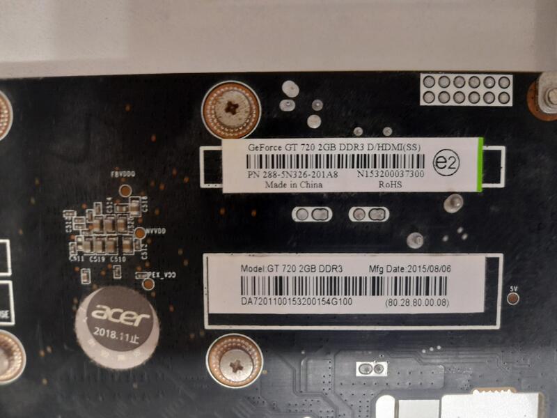acer GT 720 2GB DDR3 顯示卡 | 露天市集 | 全台最大的網路購物市集