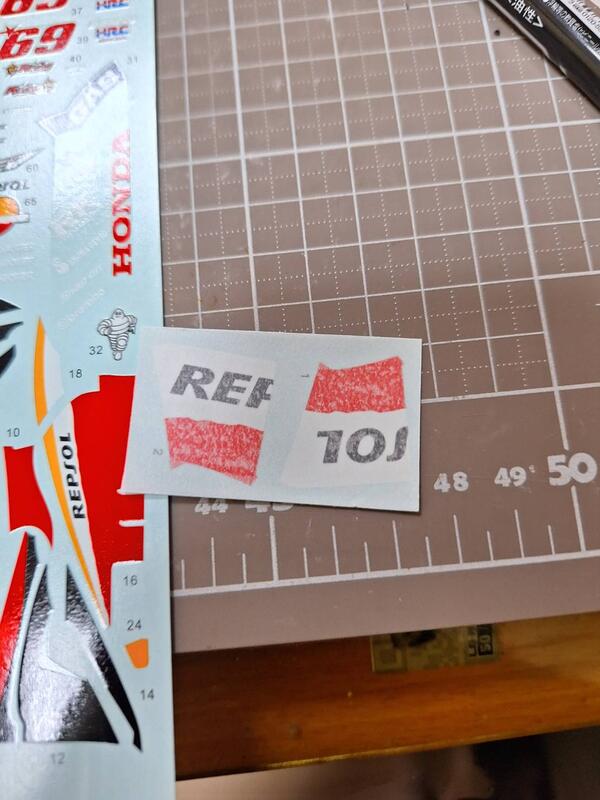 3GKJ5 田宮 14094 1/12 本田RC211V 03年REPOSOL 專用水貼 | 露天市集 | 全台最大的網路購物市集