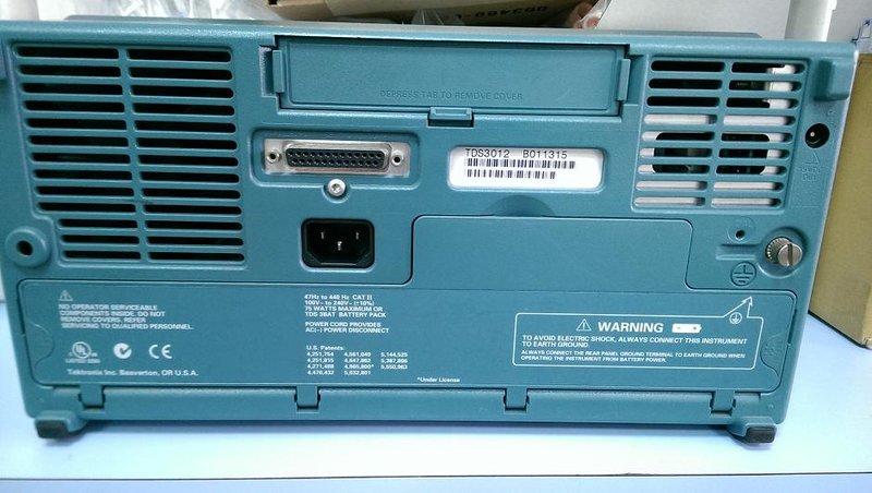 太克 Tektronix TDS3012 2ch 100MHz,1.25GS/s Oscilloscope 數位儲存示波器 | 露天市集 ...