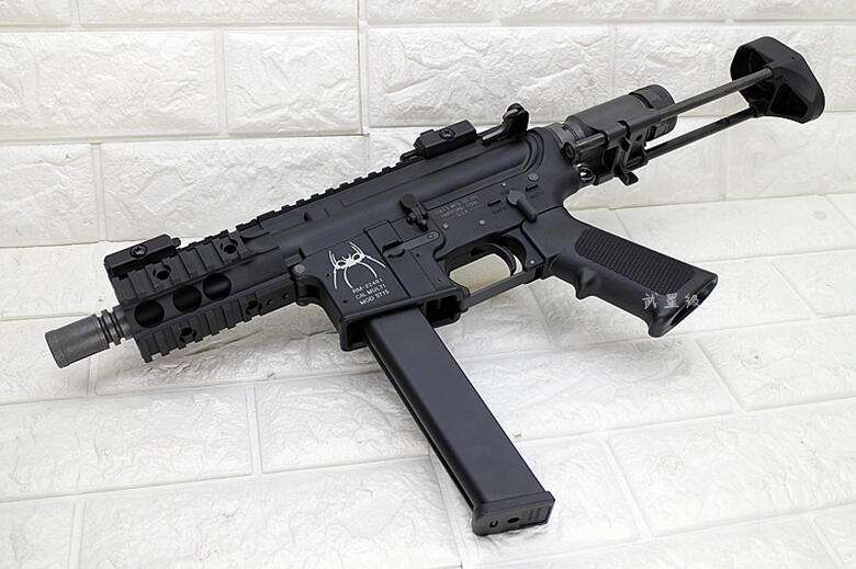 台南 武星級 iGUN WE 大蜘蛛 黑蜘蛛 9mm 衝鋒槍 瓦斯槍 V3版本 GBB WE PCC R5C 步槍 AR | 露天市集 | 全台最大的網路購物市集